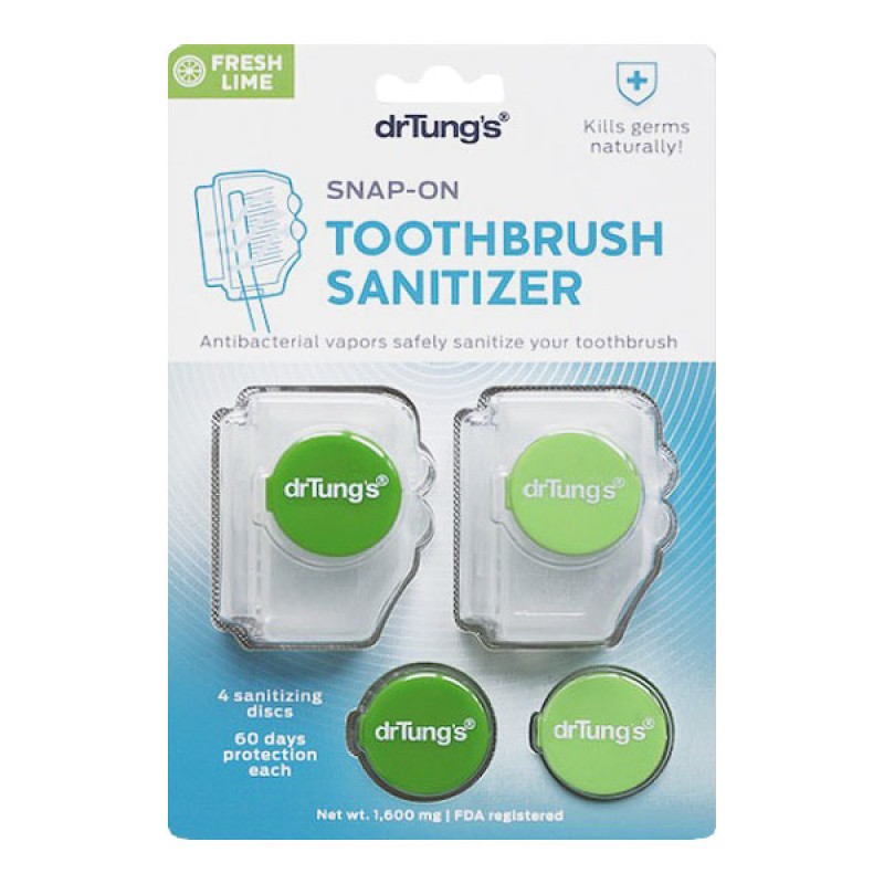 DrTung's Snap-On Toothbrush Sanitizer