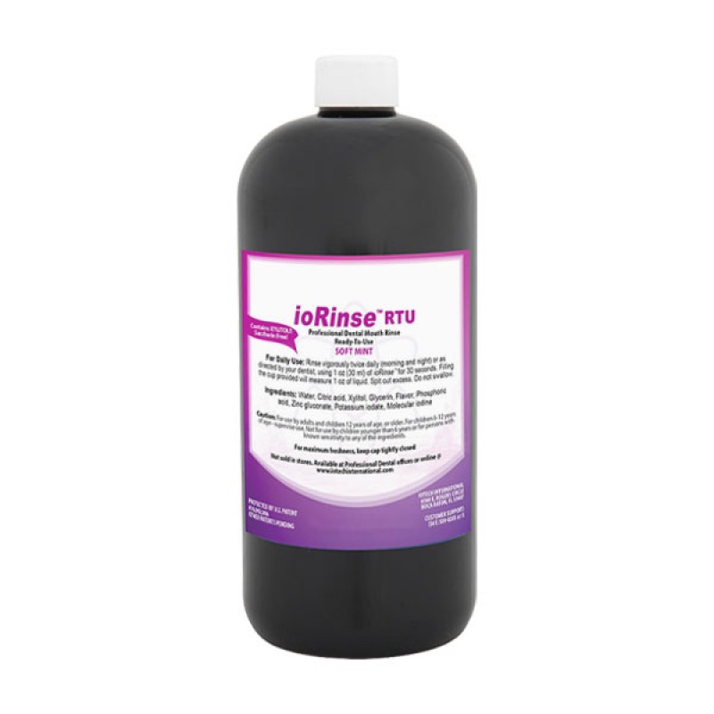 IoTech ioRinse RTU Ready-To-Use Mint Mouth Rinse (12 oz)