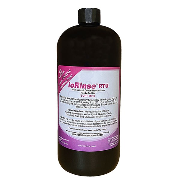 IoTech ioRinse RTU Ready-To-Use Mint Mouth Rinse (1 L)
